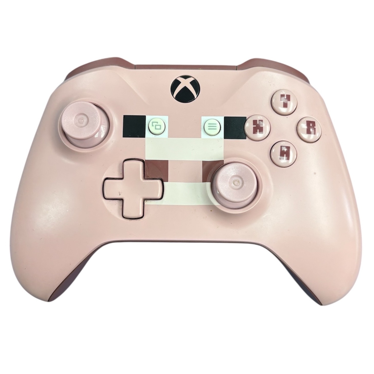 Pre-owned Official Xbox One Minecraft Pig Wireless Controller - Own4Less